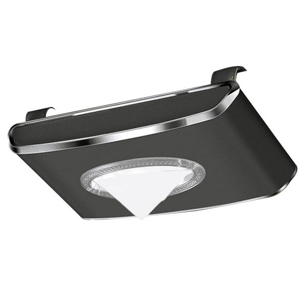商品名:  Oktree Leather Car Tissue Box for Car Interior, Multi-Function Tissue Holder with Visor Clip, Armrest &amp; Back S...