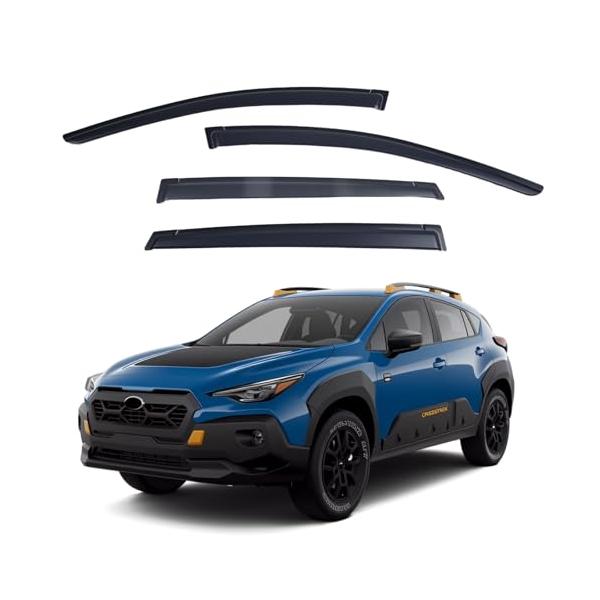 商品名:  YCLizz Window Visors Rain Guards Compatible with Crosstrek 2024-2025, Out-Channel Side Window Wind Deflectors Vent...