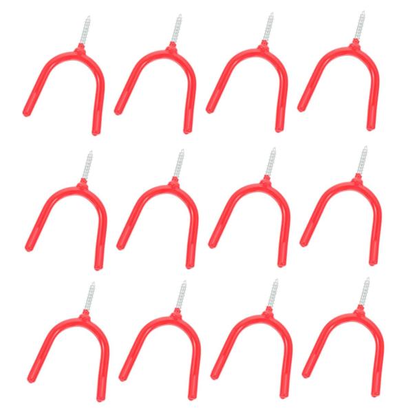 商品名:  Ipetboom 12pcs Heavy Duty Steel Wall Hooks with Vinyl Coating Multi-Purpose Garage Storage Hangers for Tools Shove...
