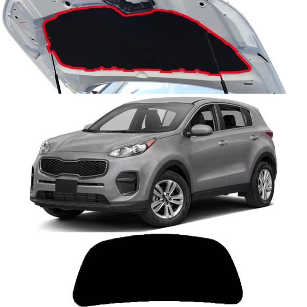 商品名:  Car Hood Engine Insulation Pad for Kia Sportage 2017-2020,Flame-Resistant Sound Deadening Mat Mats Cotton Front Ho...