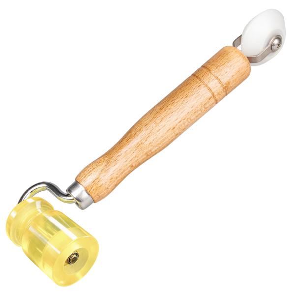 商品名: NuIth 自動車オーディオ消音アプリケーションローリングホイールローラー、溝デザインPU消音マットローラーベアリング+V字型ローラーヘッド、ヒートカットマット壁紙デッドナーシームローラー NuIth 3-in-1 Auto Ca...