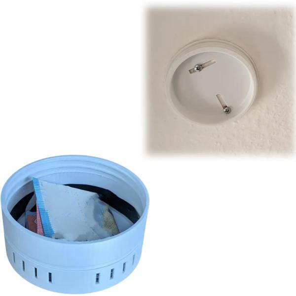 商品名:  Hidden Safe with Smoke Detector Design, Ceiling Mount Storage for Valuables (White)ブランド: Generic高さ: 8.89cm横幅: 15.2...