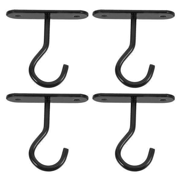 商品名:  Alipis 4pcs Black Metal Plant Hooks Ceiling Hooks for Hanging Plants and Lights Sturdy Wall Mount Hangers with Str...