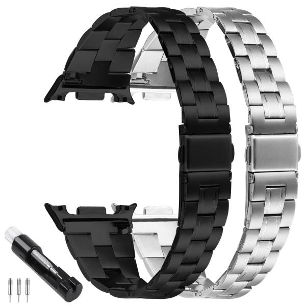 商品名:  Slim Bracelet for Samsung Galaxy Watch 8 Band 40mm 44mm/Watch 8 Classic Band 46mm Replacement No Gap Business Meta...