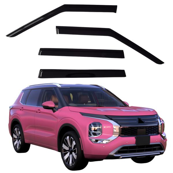 商品名:  YCLizz Window Visors Rain Guards Compatible with 2022-2025 Mitsubishi Outlander, Side Window Wind Deflectors Vent ...