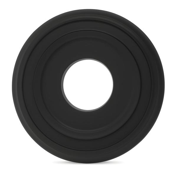 商品名: Yuanan 照明器具用天井メダリオン、外径12.25インチ x 内径9.9インチ シーリングライト メダリオン天井ファンカバー メダリオン 照明器具用 天井照明カバープレート、ブラック Yuanan Ceiling Medall...