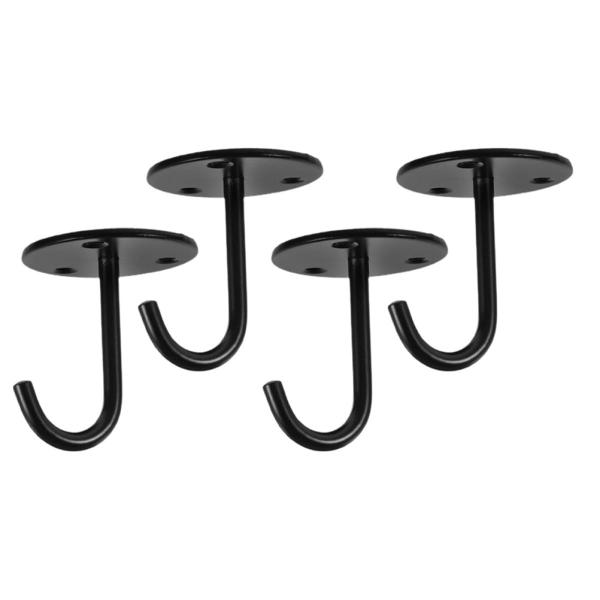 商品名:  SHINEOFI 4Pcs Black Stainless Steel Screw-in Ceiling Hooks Heavy Duty Decorative Wall Hangers for Home Storage and...