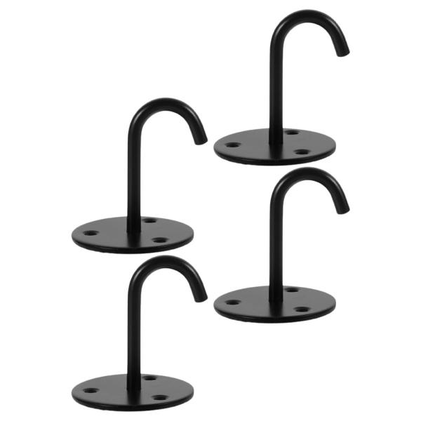 商品名:  IMIKEYA Black Stainless Steel Small U-Shaped Ceiling Mount Hooks, Heavy Duty Hanging Hooks for Home Storage and Wa...