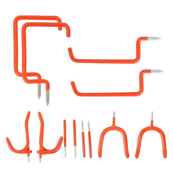 商品名:  Veemoon 12-Pcs Metal Screw-in Garage Storage Hooks Heavy Duty Tool Holder for Shed Workshop Wall Organization with...