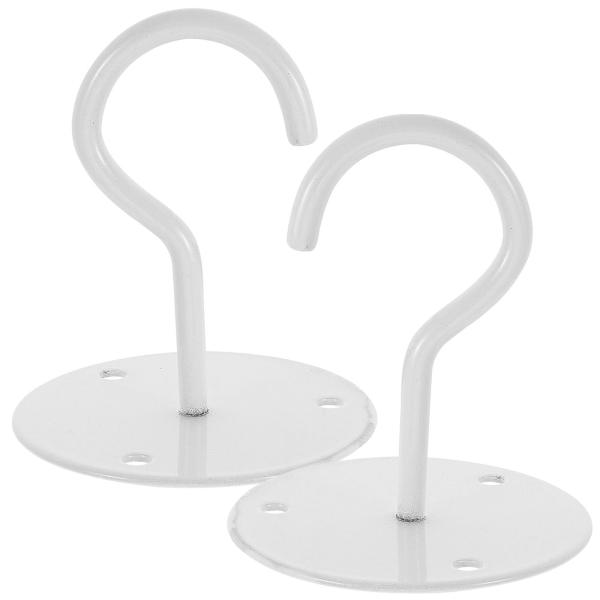 商品名:  Mobestech 2Pcs White Iron Ceiling Hooks 65Mm for Hanging Plants Lanterns Wind Chimes Porch Lights Indoor Outdoor U...