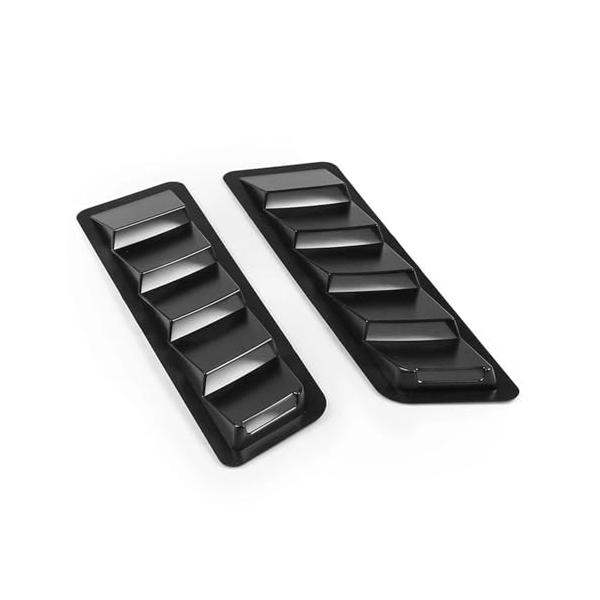 商品名:  2pcs Universal Hood Vents Louver Air Cooling Panel Compatible With Mustang Flow Intake Hood Self-Adhesive Louver W...