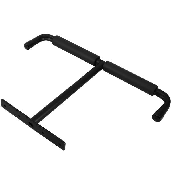 商品名:  BEBEMOKO Ceiling Mounted Hanging Rack with Double-Sided Hooks, Steel Bike and Fishing Rod Storage Holder, Black Me...