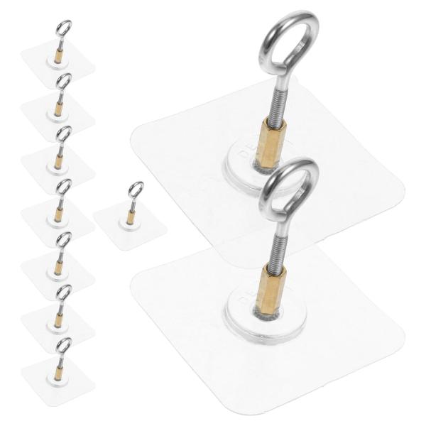 商品名:  ARTSEWPLY Adhesive Ceiling Hooks Heavy Duty No Drilling Hanging Hooks for Plants and Outdoor Use 12Pcs for Porch a...
