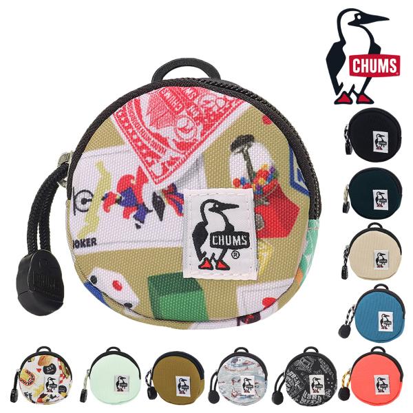 CHUMS(チャムス)のコインケース 小銭入れ商品:チャムス 財布 雑貨 コインケース 小銭入れ ポーチ ケース CHUMS リサイクルラウンドコインケース CH60-3573 メンズ レディース キッズカラー:  1.ブラック,2.ネイビ...