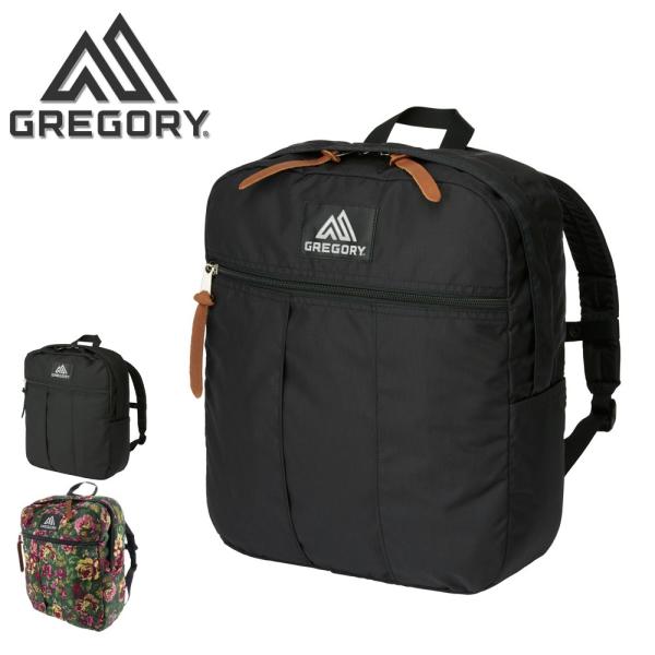GREGORY(グレゴリー)のリュックサックカラー: 1.ブラック,2.hdナイロン,3.ガーデンタペストリーサイズ(約): 横33×縦40×マチ11.5cm ※公式 【ベルト】〜88cm素材: 420Dパッククロスナイロン(カラー:1) ...