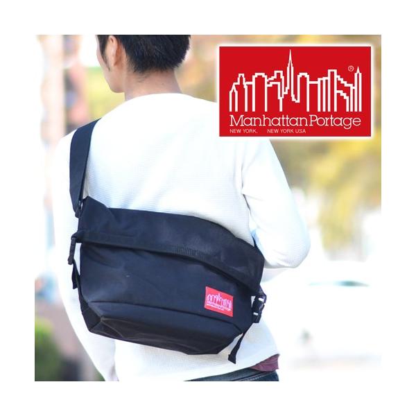 Manhattan Portage！雨風に強い素材を使用したメッセンジャー≪送料無料≫商品:コーデュラナイロン/Rolling Thunderbolt Messenger Bagメッセンジャーバッグ (mp1666)カラー:ブラックサイズ(...
