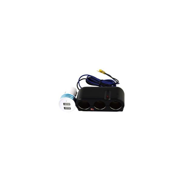 　AH Breezy 電源取り出し用シガーソケット＆USB2Pソケット ACS-03US<br>