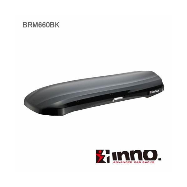 カーメイト INNO ルーフボックス WEDGE 660 BRM660BK ブラック※沖縄/離島/一部地域別途大型送料/日時指定不可