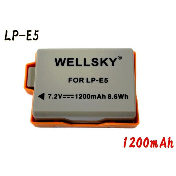 互換可能バッテリー： Canon キヤノン LP-E5  電圧： 7.2V 容量： 1200mAh  1個□対応機種：Canon キヤノン 一眼レフ デジタルカメラEOS Kiss X3 /  EOS Kiss X2 /  EOS Kiss...