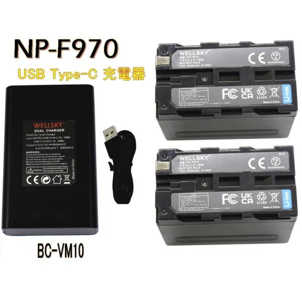 互換可能バッテリー ： SONY ソニー NP-F950 / NP-F960 / NP-F970  電圧 ： 7.2V  実稼働容量 ：  6600mAh  1個対応機種 Sony ソニー  ハイビジョンハンディカムHDR-AX2000 /...