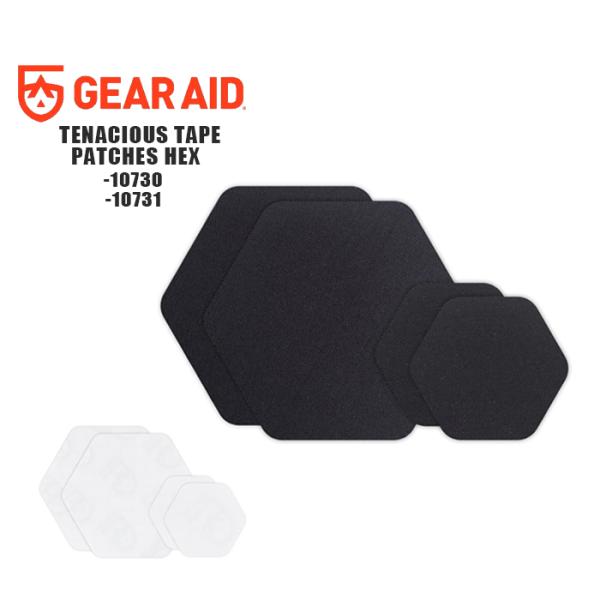 ギアエイド GEAR AID TENACIOUS TAPE PATCHES HEX 10730.10731 テナシャス テープ パッチ ヘックス 爆買