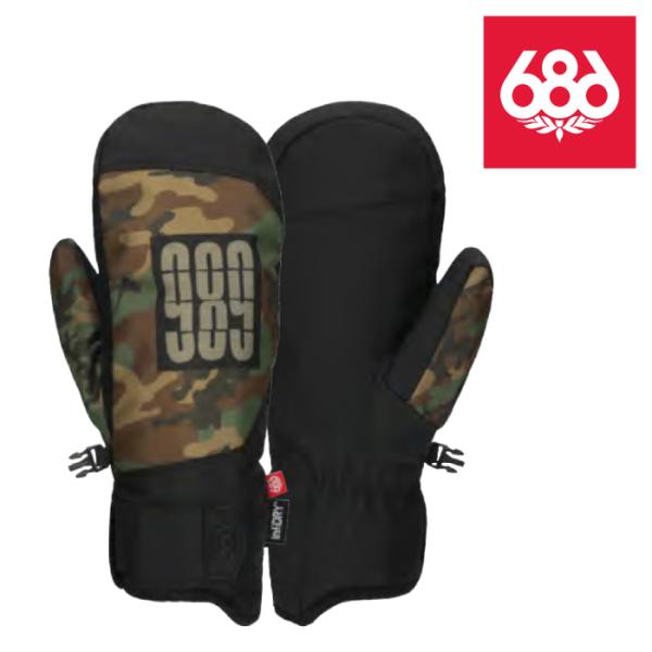 日本正規品 スノーボード ミット シックスエイトシックス 686 PRIMER MITT Camo グローブ メンズ スキー 25-26 爆買