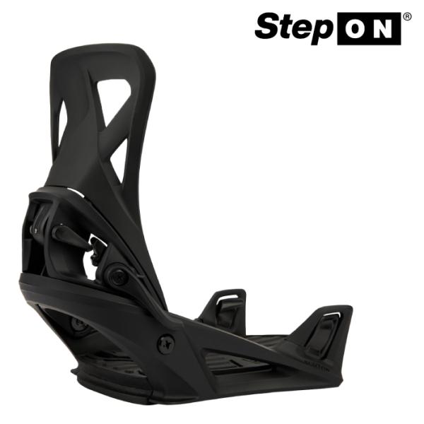 日本正規品 スノーボード ビンディング バートン BURTON MENS STEP ON Re:Flex Black ステップオン リフレックス バインディング メンズ 25-26 爆買