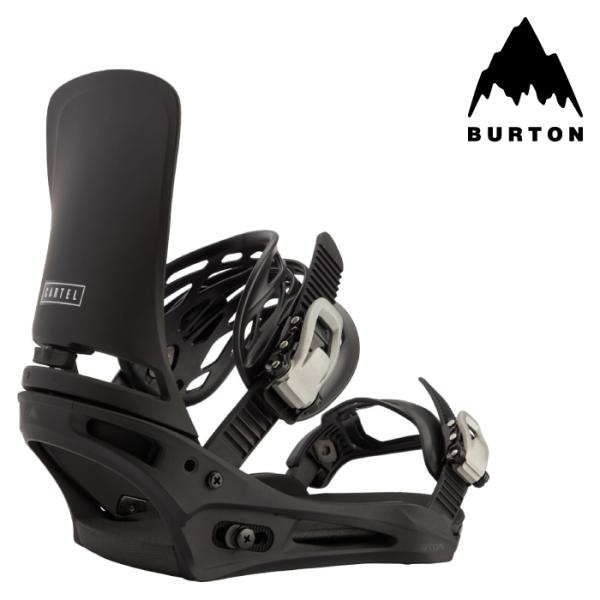 日本正規品 スノーボード ビンディング バートン BURTON MENS CARTEL Re:Flex Black カーテル リフレックス バインディング メンズ 25-26 爆買