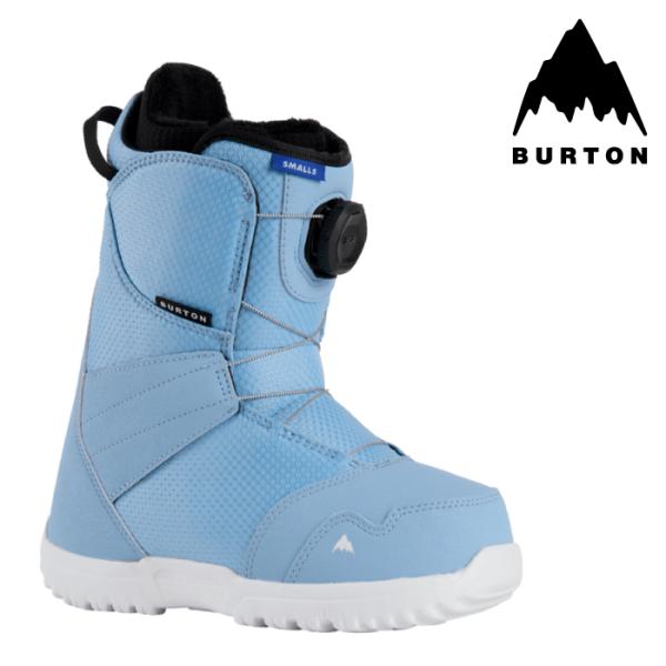 爆買 日本正規品 スノーボード ブーツ バートン BURTON KIDS SMALLS BOA Dusty Blue スモールズ ボア キッズ ユース 子供 25-26