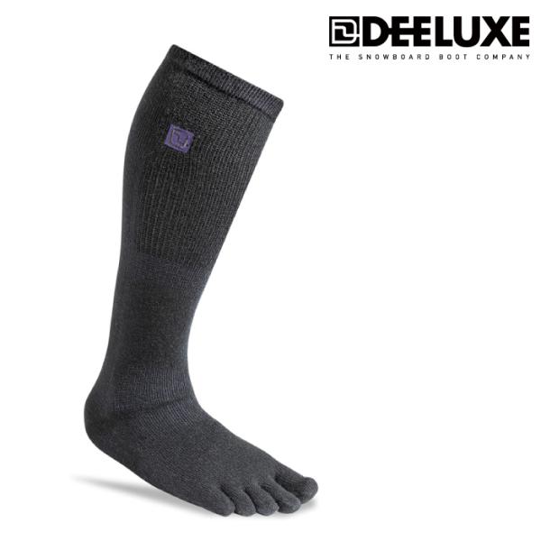 日本正規品 スノーボード ソックス ディーラックス DEELUXE THERMO SOCKS FIVE + Black サーモ ソックス 靴下 メンズ レディース 25-26 爆買