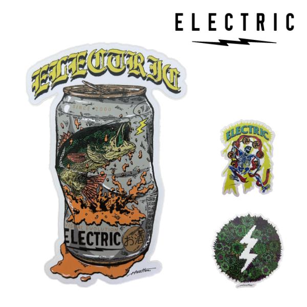 日本正規品 ステッカー エレクトリック ELECTRIC HIROTTON COLLABORATION STICKER L Beer Can・Botanical・Raiden シール 2026SS