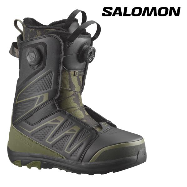 日本正規品 スノーボード ブーツ サロモン SALOMON LAUNCH BOA SJ BOA Black Olive ローンチ ボア メンズ 25-26 爆買