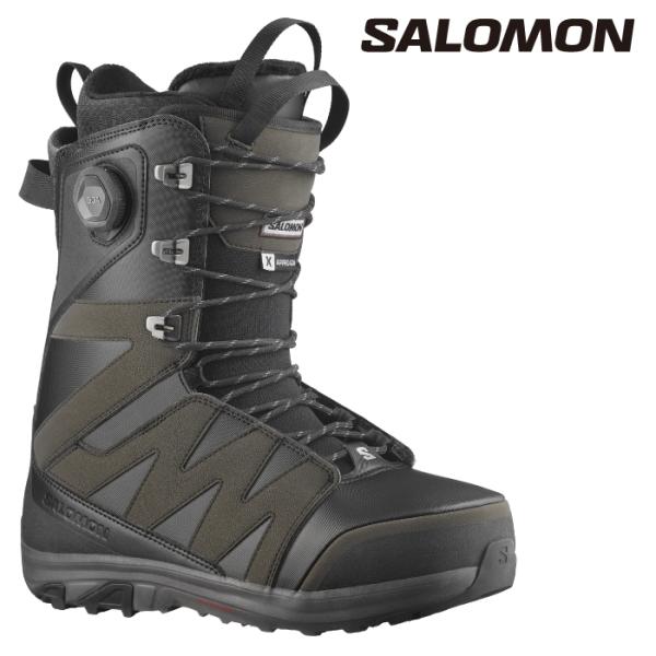 日本正規品 スノーボード ブーツ サロモン SALOMON X APPROACH LACE SJ BOA Black エックス アプローチ メンズ レディース 25-26 爆買