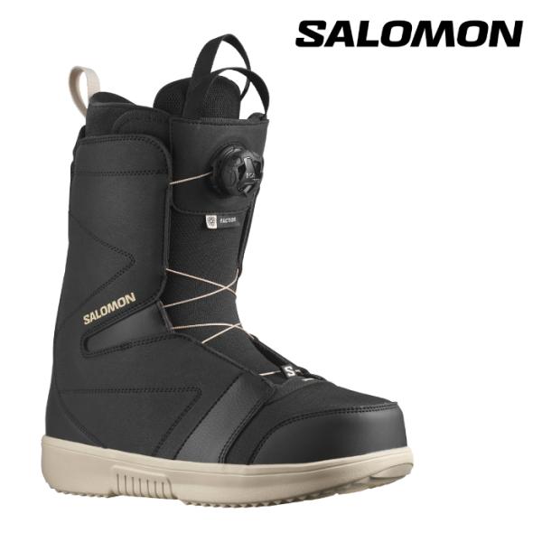 日本正規品 スノーボード ブーツ サロモン SALOMON FACTION BOA Black ファクション ボア メンズ 25-26 爆買