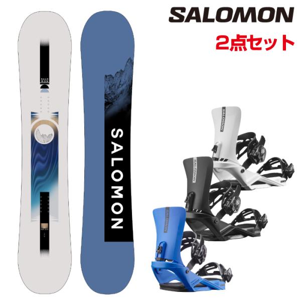 日本正規品 取付可能 スノーボード ビンディング 2点セット サロモン SALOMON REFLECT MEN + RHYTHM リフレクト リズム 板 バインディング メンズ 25-26