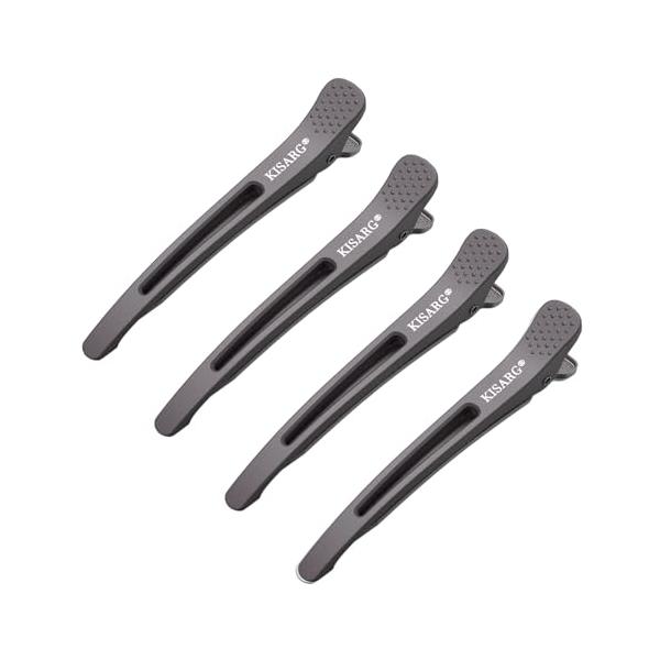 【耐久性と綺麗】ダッカールピンの上部は耐久性のあるABS樹脂製から作られ、下部はカラーメッキされたアルミニウム製で、錆びにくくて美しく、色褪せしにくいです。また、髪にシッカリとまるように、強いL字型バネを使います。【髪★★商品保証について★...