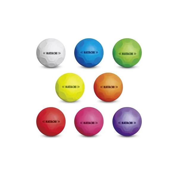 ボール全体が硬い設計で心地よい打球音。力強く高反発に転がる鮮やかな蛍光ボール。＜BR＞商品仕様＜BR＞素材：特殊合成樹脂＜BR＞商品重量：約94.5g＜BR＞商品約φ6cm＜BR＞原産国：日本＜BR＞※（公社）日本グラウンド・ゴルフ協会認定...