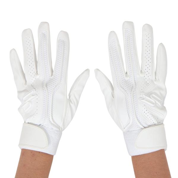 ●素材:合成皮革/合成繊維<br>●サイズ:【Sサイズ】22〜23cm 【Mサイズ】24〜25cm 【Lサイズ】26〜27cm<br>●バッティング用グローブ<br>●両手用<br>●水洗いO...