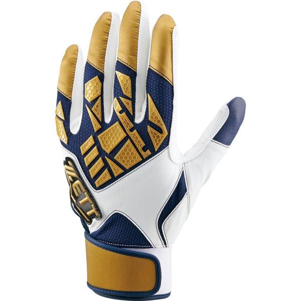 ●素材:【甲側】合成皮革+シリコンパーツ 【掌側】合成皮革<br>●サイズ:【Sサイズ】22〜23cm 【Mサイズ】24〜25cm 【Lサイズ】26〜27cm<br>●バッティング用グローブ<br>●両手...