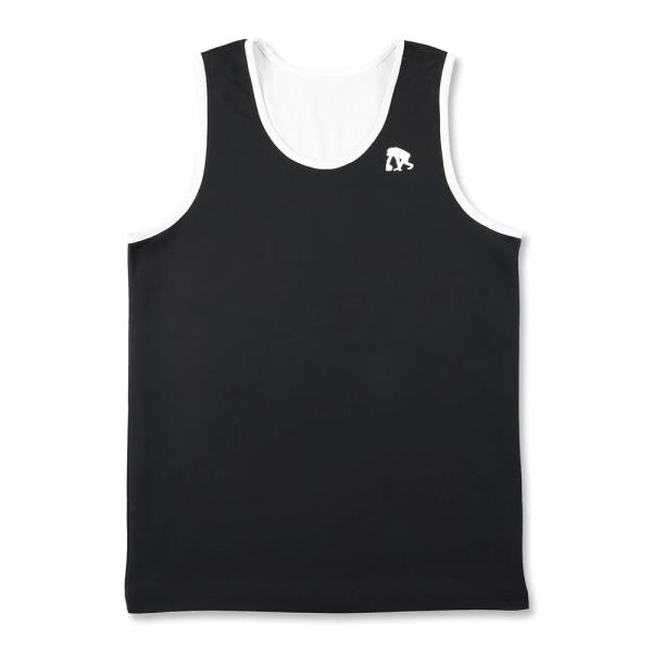 商品について＜BR＞通気性の高いメッシュ素材のリバーシブルタンクトップ。＜BR＞黒と白の2面で使えて便利です。＜BR＞■男性モデル＜BR＞・身　長：180cm＜BR＞・サイズ：L＜BR＞■女性モデル＜BR＞・身　長：168cm＜BR＞・サイ...