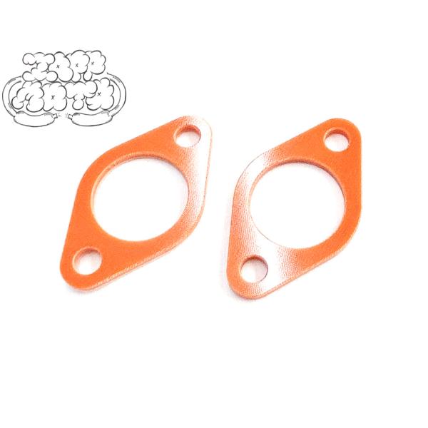 W1S W1SA 650RS W3 用の ヒートインシュレーター2枚セットです。純正部品番号：16061-007 こちらに相当しております。高品質な日本製です。