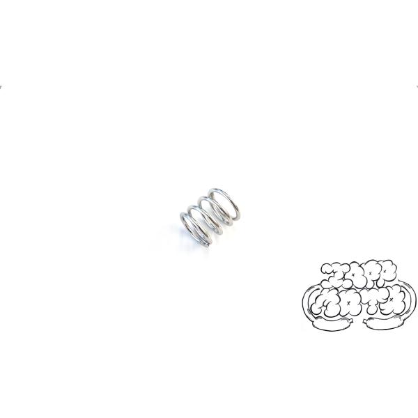 W1 W1S W1SA 650RS W3 用の レフトクランクケースプラグ脱落防止スプリングです。材質：ステンレス製 メッキ仕上げ高品質な日本製です。