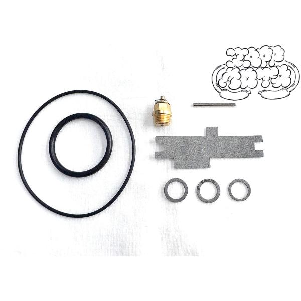 W1 W1SS W2SS W2TT W1S W1SA 用のフロートバルブコンプリートです。純正部品番号：16030-006 こちらに相当しております。