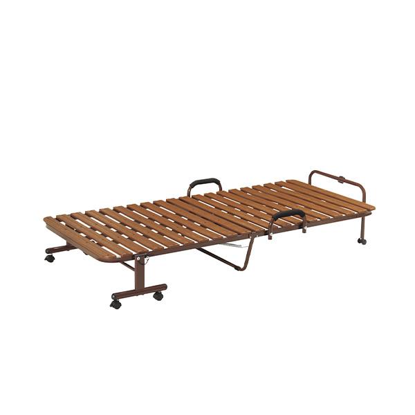 【サイズ(cm)】[商品サイズ]W97×D201.5×H40cm(床面H29.5/床下H26.5)cm[折り畳み時]W97×D50×H105cm【仕様】[材質]〇すのこ部分樹脂成形品 15mm厚(ポリプロピレン70% ポリエチレン30%)〇...