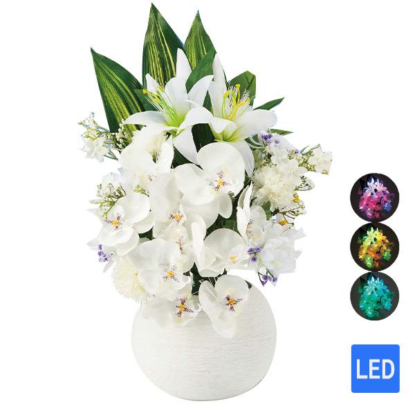 サイズ(cm)高さ約50仕様7色LED※7色に明かりが変化します。光触媒コーティング陶器製花瓶1個箱・電装付■特徴光触媒の効果により、長期間にわたり埃や汚れの付着を防ぎます。また、周辺の空気を消臭・殺菌し、清浄化を促進します。(注意事項)大...