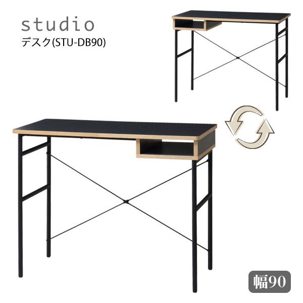 ■サイズ(cm)W90×D45×H72■仕様◇天板メラミン張り(エッジオーク突板)MDF18mm厚◇フレームスチール(φ22.2mm)●クロスバーを組み替える事で、棚板は左右どちらも使用できます。●脚部にアジャスター付き◇組立◆人の手によっ...