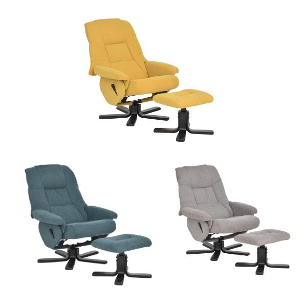 ■サイズ(cm) W78×D81.5〜110×H111.5〜102 SH（床から座面までの高さ）45AH（床から肘トップまでの高さ）55 ■カラー (カラー名)  ■材質 BK-YE BK-GN BK-GY  ■材質 張地：ファブリック 中...