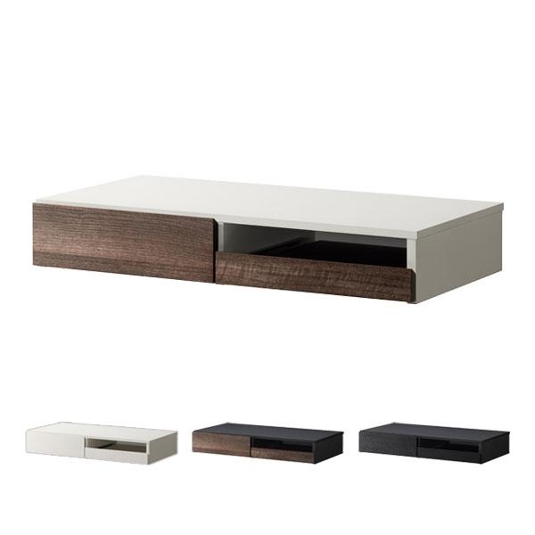 ■サイズ(cm)W79×D40.7×H13■カラーBK（ブラック/ブラック木目）BDB（ブラック/ブラウン木目）WDB（ホワイト/ブラウン木目）WH（ホワイト/ホワイト木目）■材質・仕様主材：合成樹脂化粧繊維板、パーティクルボード・スライド...