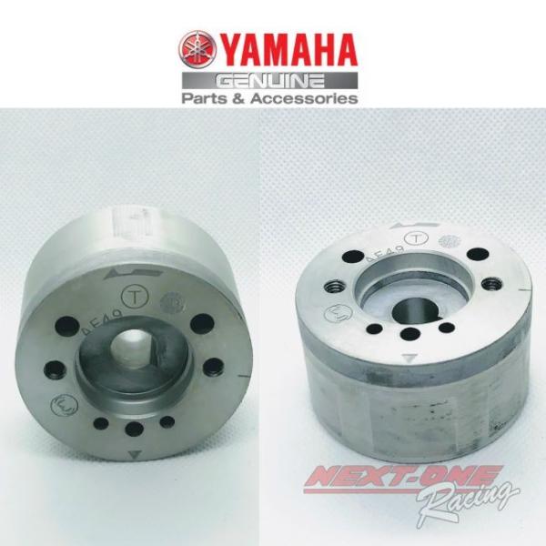 ヤマハKT-100SD/SEC用のマグネット/イグニション周辺パーツです。パーツ図の部品番号5番のローターアッセンブリ（1個）です。SEC（クラッチ付き）もSD（ダイレクト）も同じ商品になります。