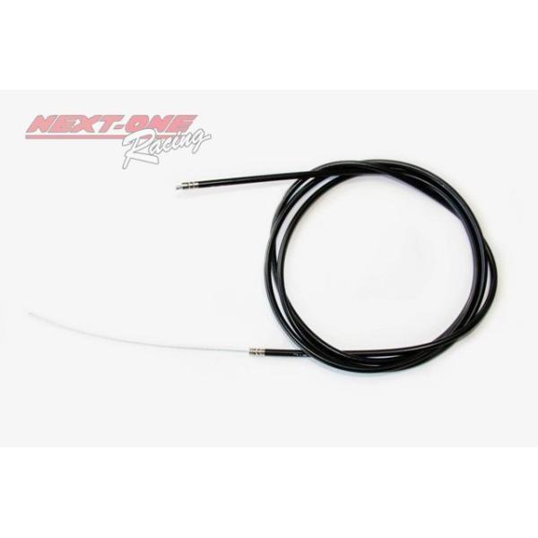 レンタルカートアクセルワイヤー（1本）レンタルカート用のアクセルワイヤーです。アウターの内側に樹脂ライナーが入っていますので、曲げた状態でもワイヤーが軽くスムーズに動きます。・アクセルワイヤーインナー長さ　2,200mm・アウターチューブ長...